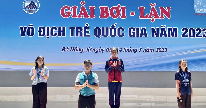 Bơi - Lặn Phú Thọ giành 10 huy chương tại Giải Vô địch trẻ Quốc gia