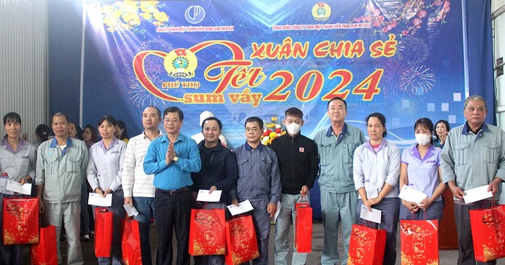 Chương trình “Tết sum vầy - Xuân chia sẻ” tại Công ty TNHH MTV Pangrim ...
