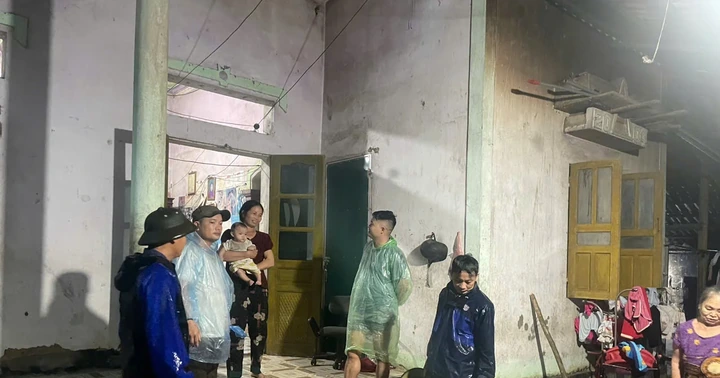 Kim Thượng di dân ở khu vực nguy cơ sạt lở đến nơi an toàn
